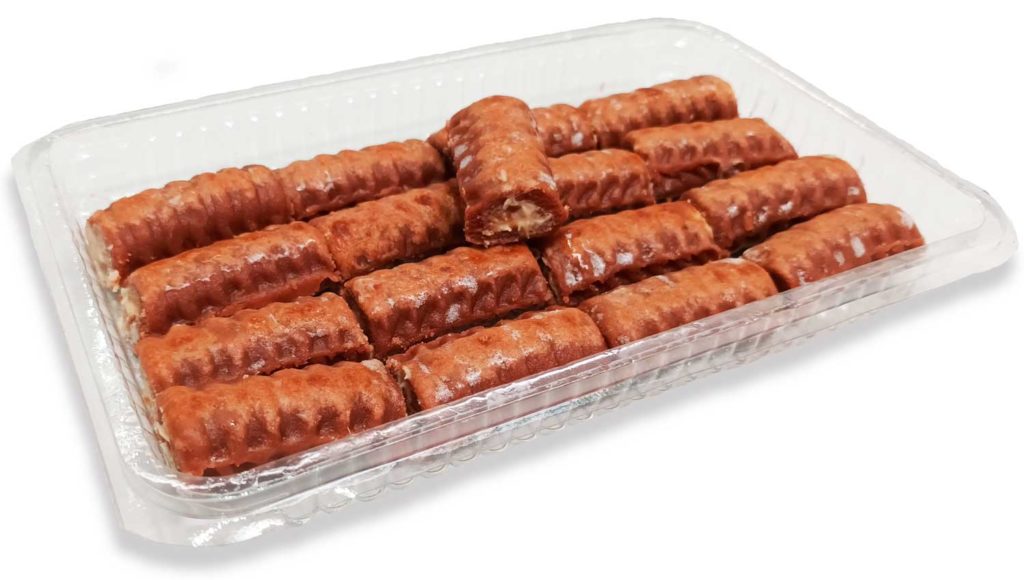 Huesos Chocolate Rellenos Crema Avellanas - Blister 280g - Dulymaz